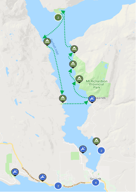 Three Family Friendly Paddling trips near Vancouver