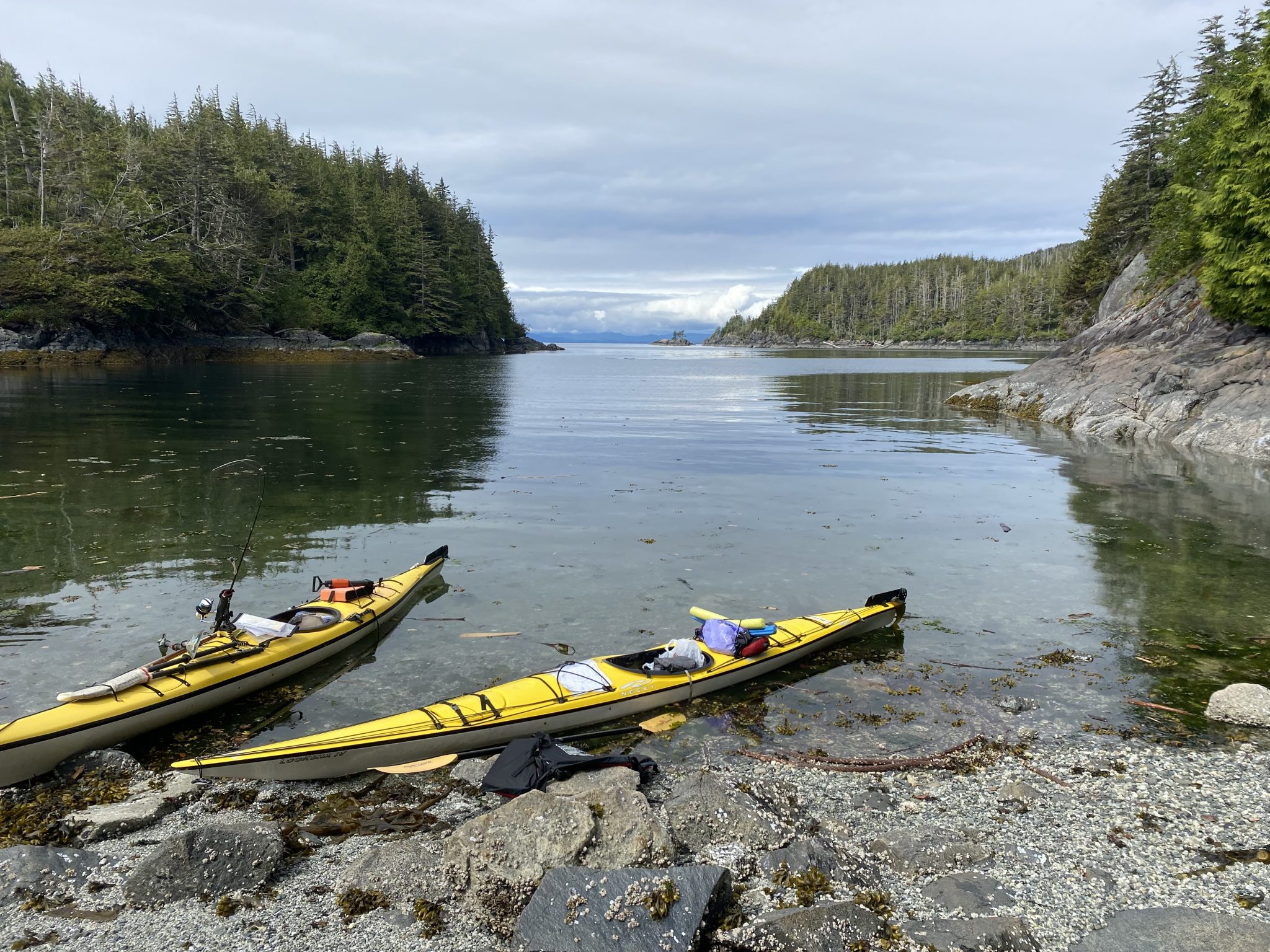 Numas Islands, Crossing the Strait - BC Marine Trails