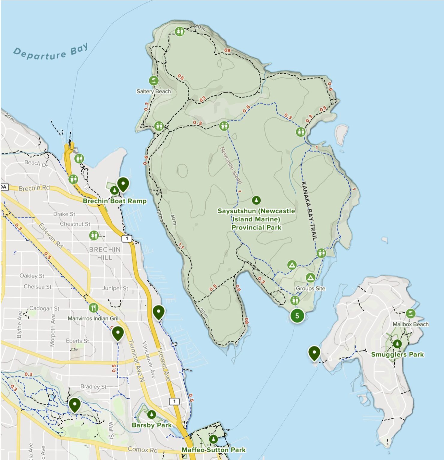 Sea Kayaking Nanaimo to Sidney; Saltspring, Gulf Islands