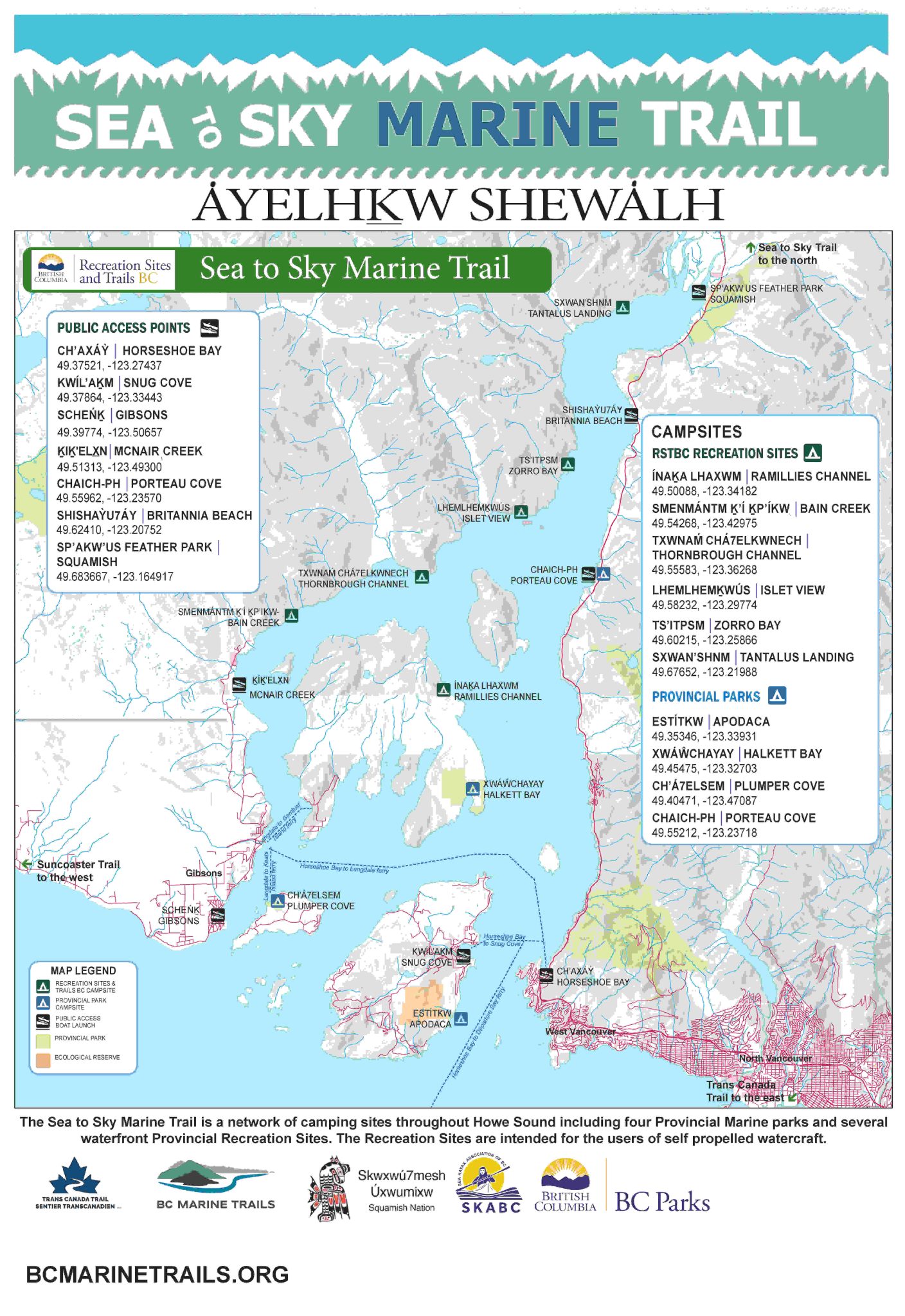 Sea to Sky Marine Trail | Paddle in Howe Sound Squamish BC