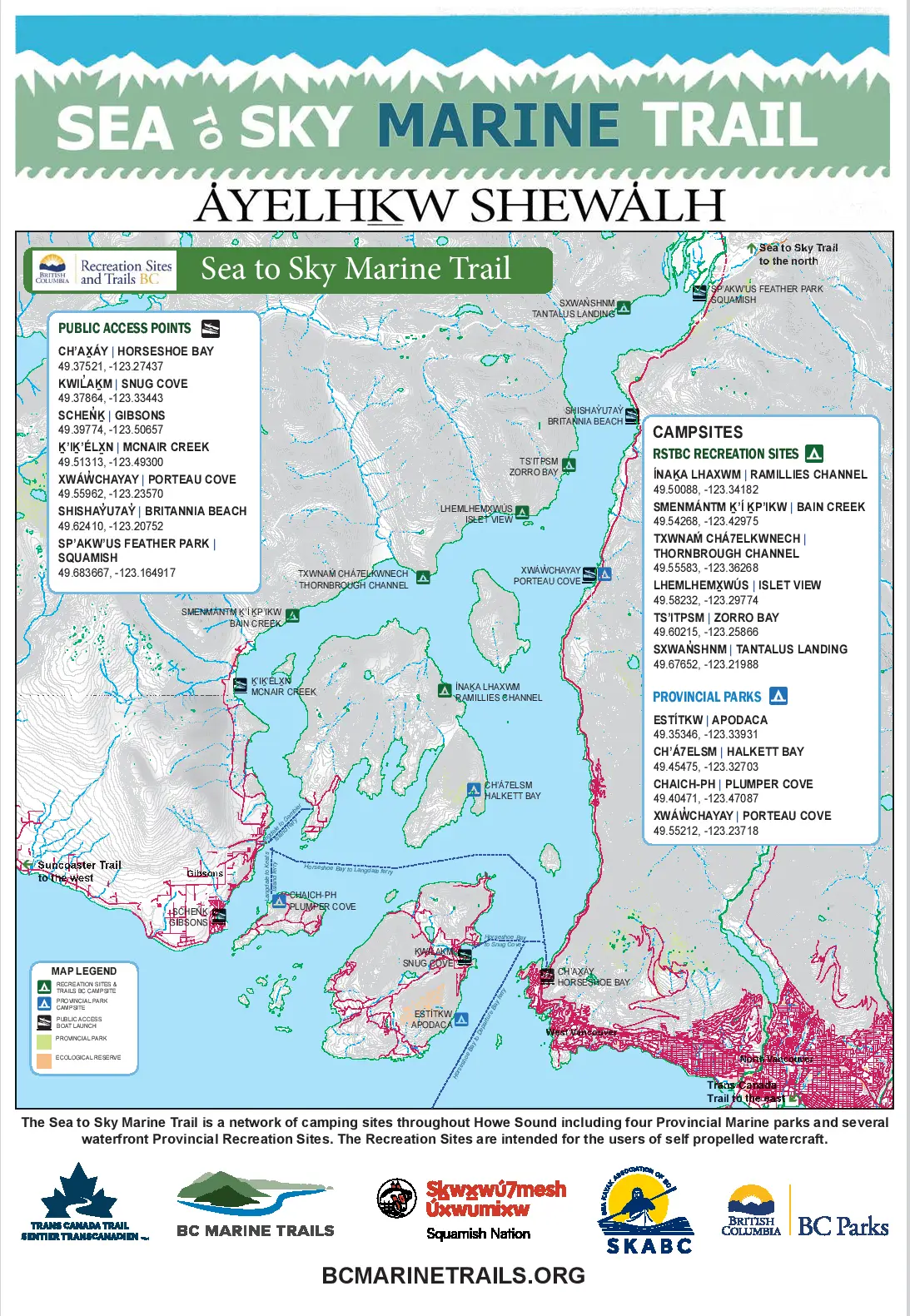 Sea to Sky Marine Trail - BC Marine Trails